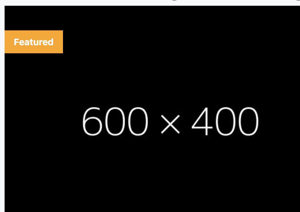 How to Add a Featured Tag with Text Over an Image
