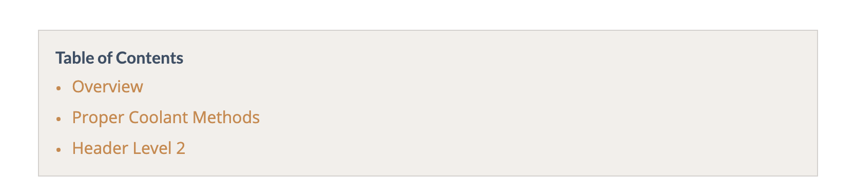 Jump Links Navigation HubSpot Modules Bootstrap Creative